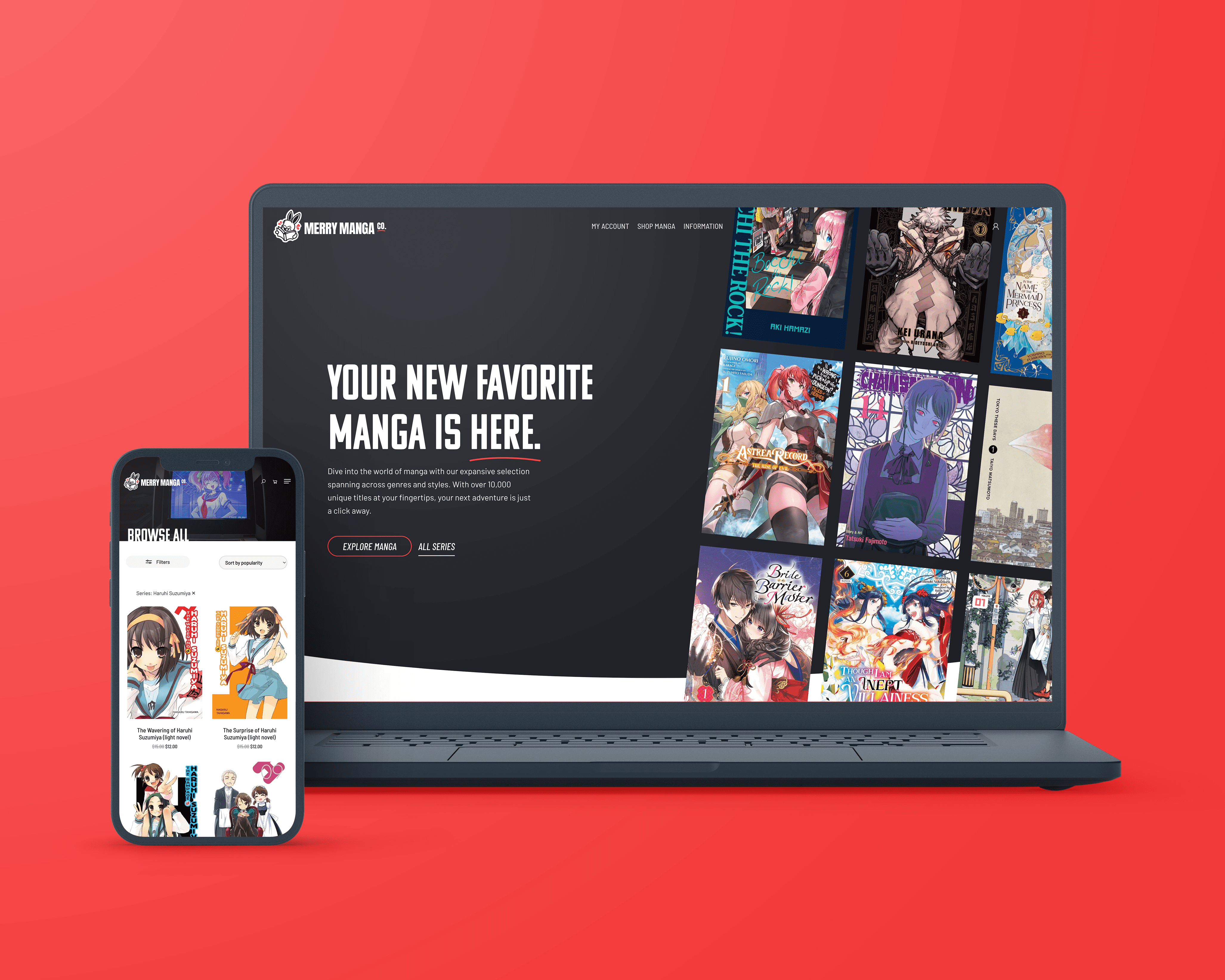 eCommerce Website Design for Merry Manga Co. | Local Robot